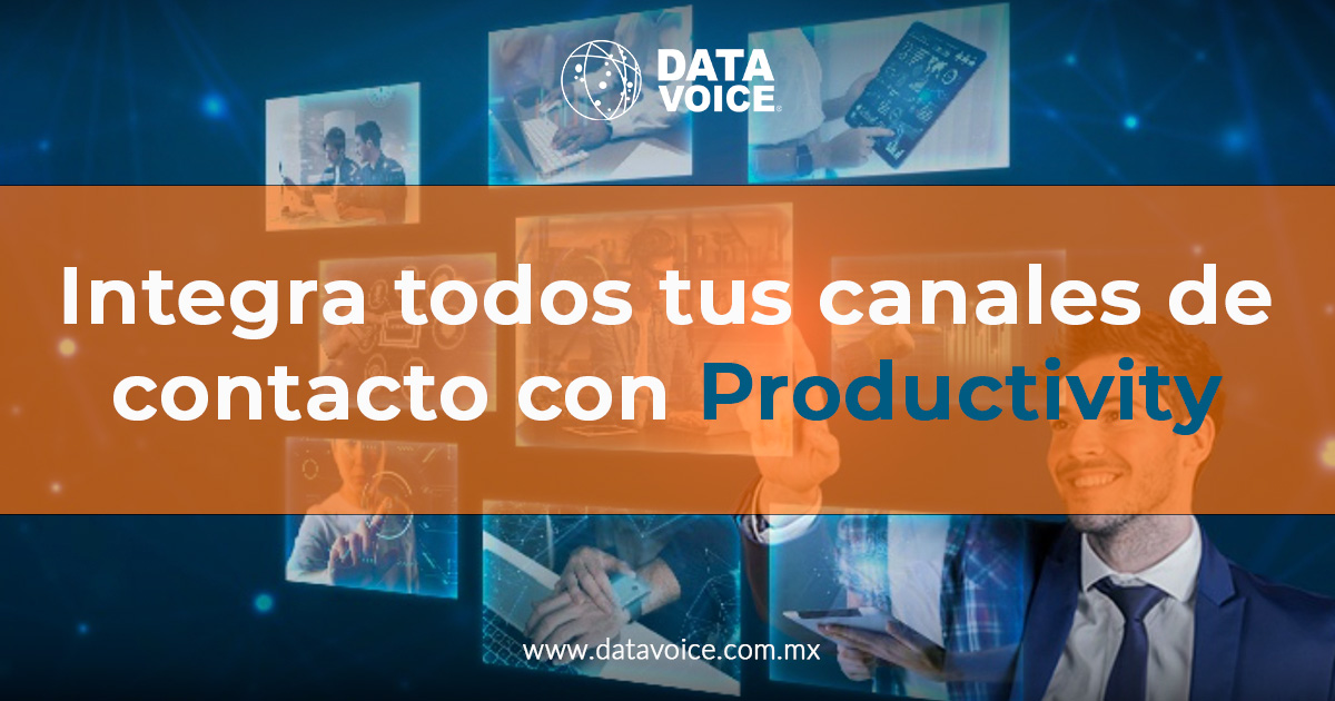 Integra todos tus canales de contacto con Productivity